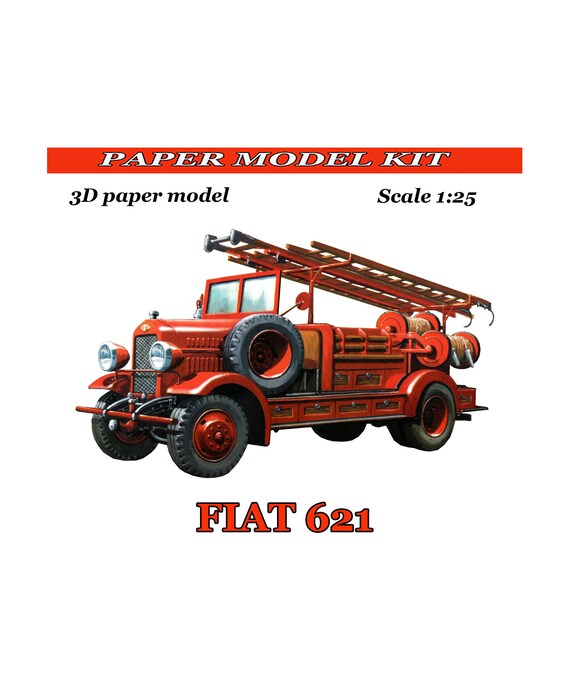 Paper Model Car Paper Model Kit Papercraft 3d Car Model Kits | Etsy Canada