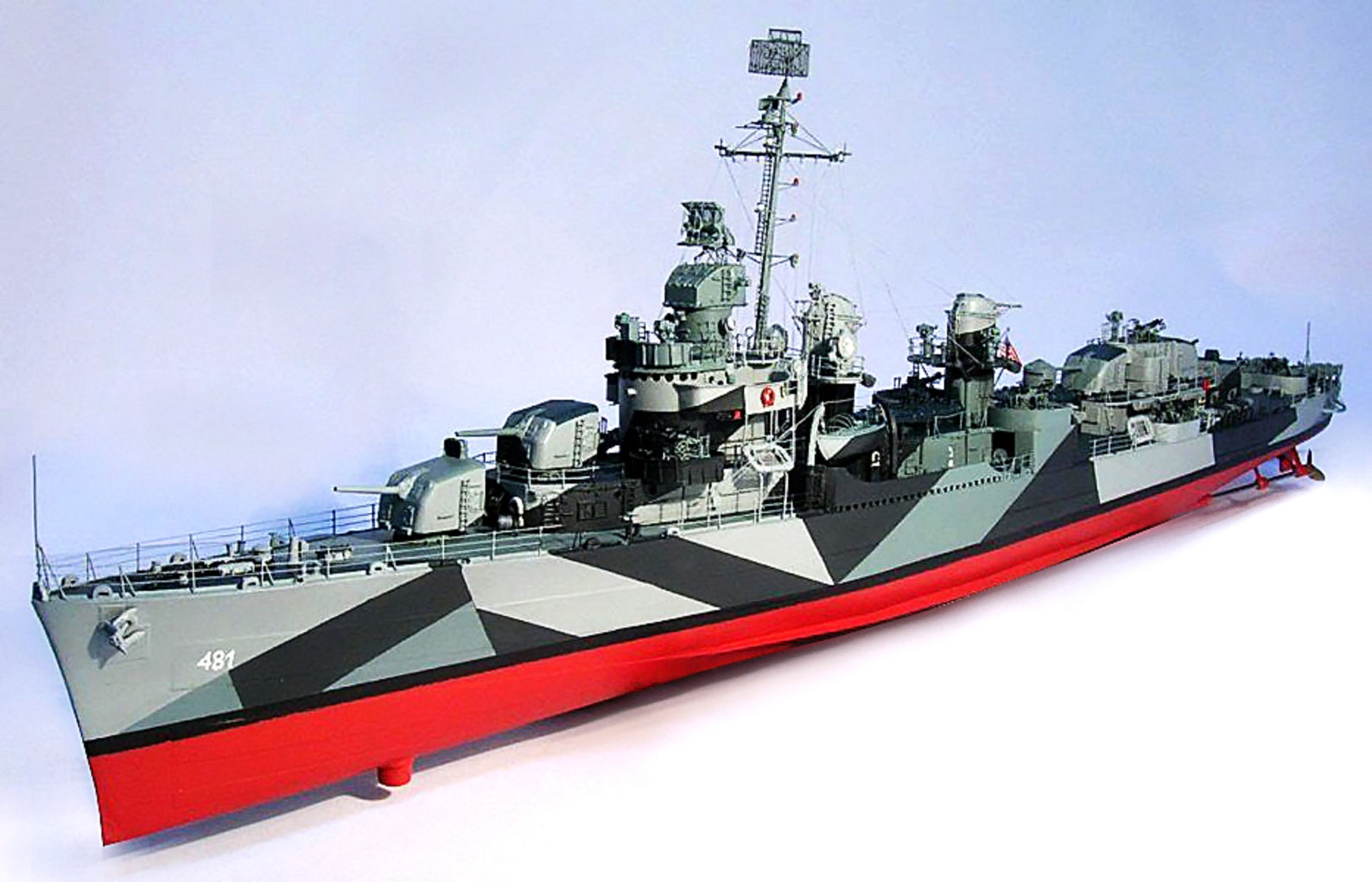 Model Ship Kit Paper Model Warships Papercraft 3d Ship Paper Model ...