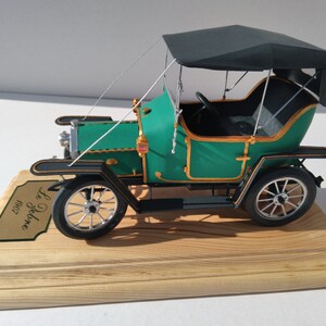 Paper Model Car Paper Model Kit Papercraft 3d Car Model Kits Handmade ...