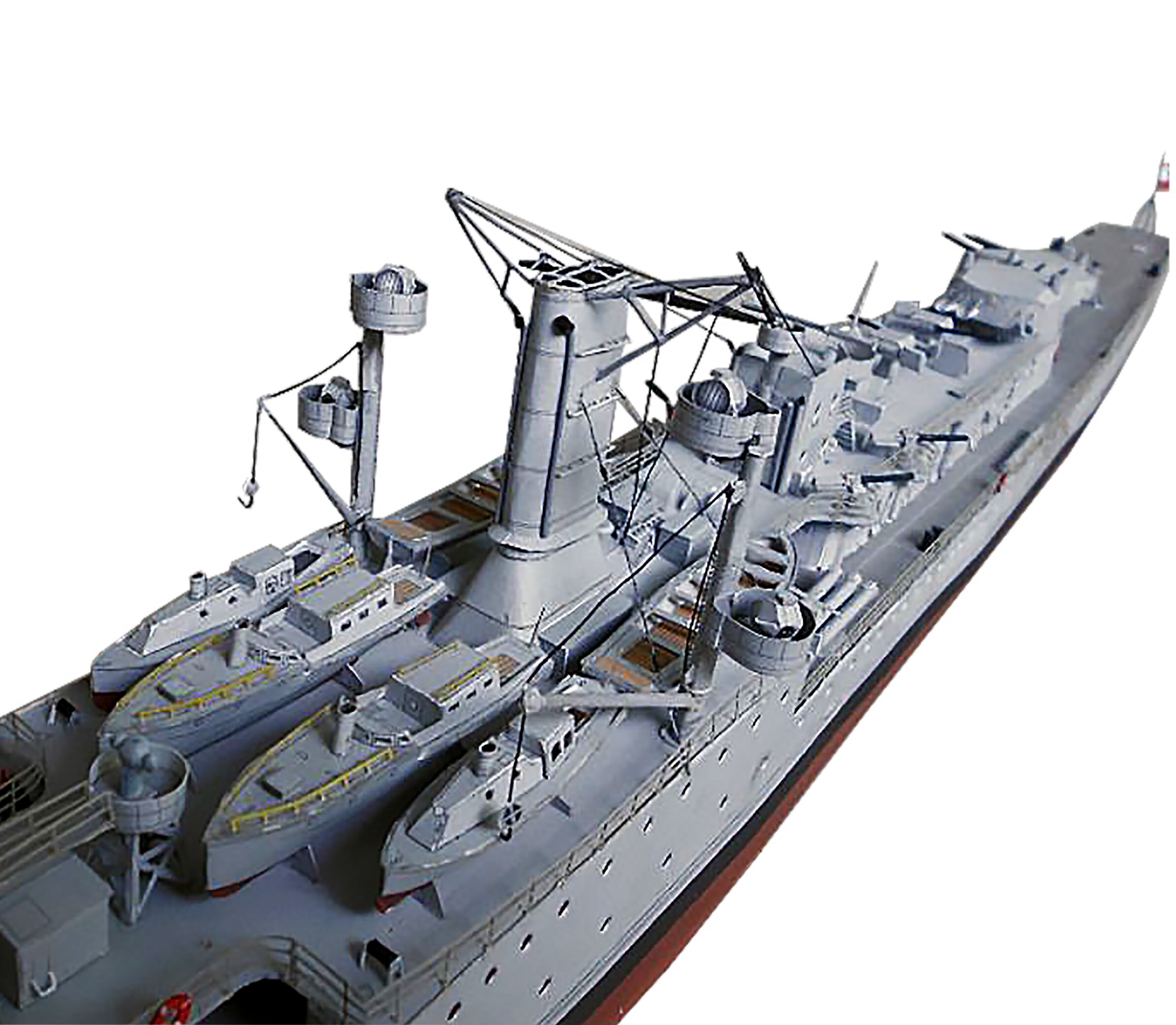 Model Ship Kit Paper Model Warships Papercraft 3d Ship Paper Model ...