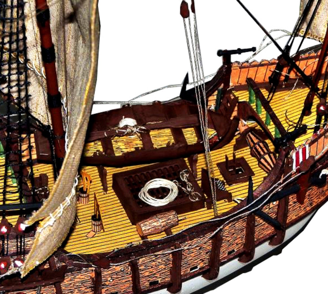 Model Ship Kit Paper Model Ship Papercraft 3d Paper Model Plans ...