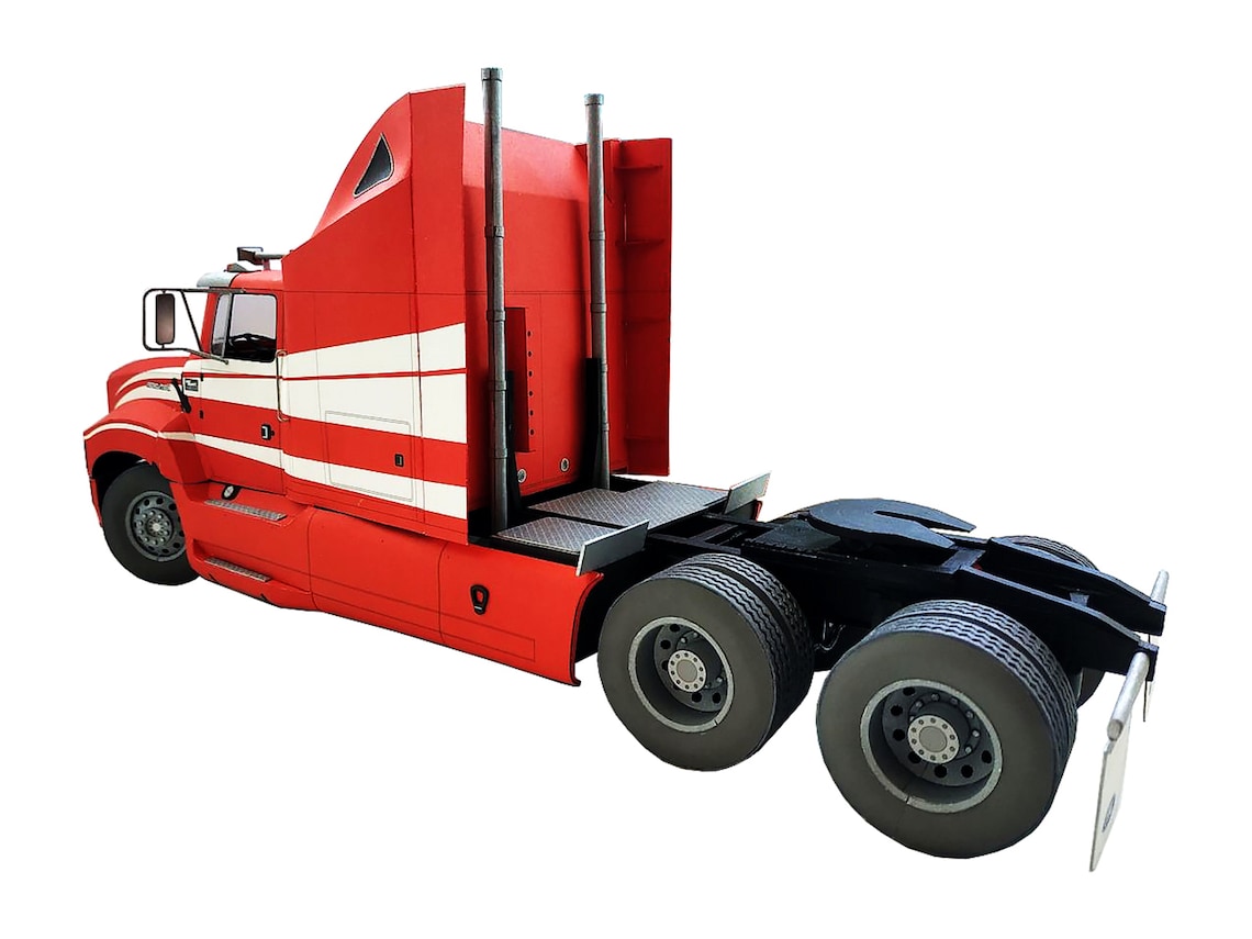 Model Truck Kit Papercraft 3D Paper Truck Model Scale Model Car Paper ...