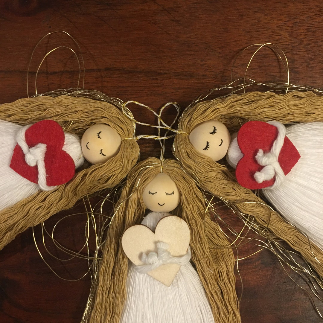 Macramé Angel Guardian Angel Macrame Doll Christmas Gift - Etsy