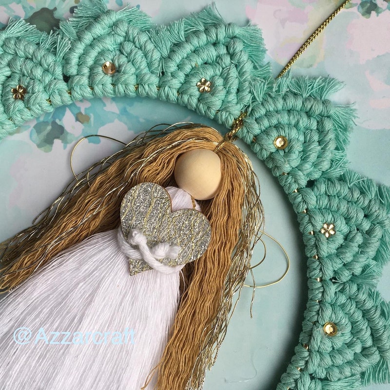 Macrame Angel - Etsy