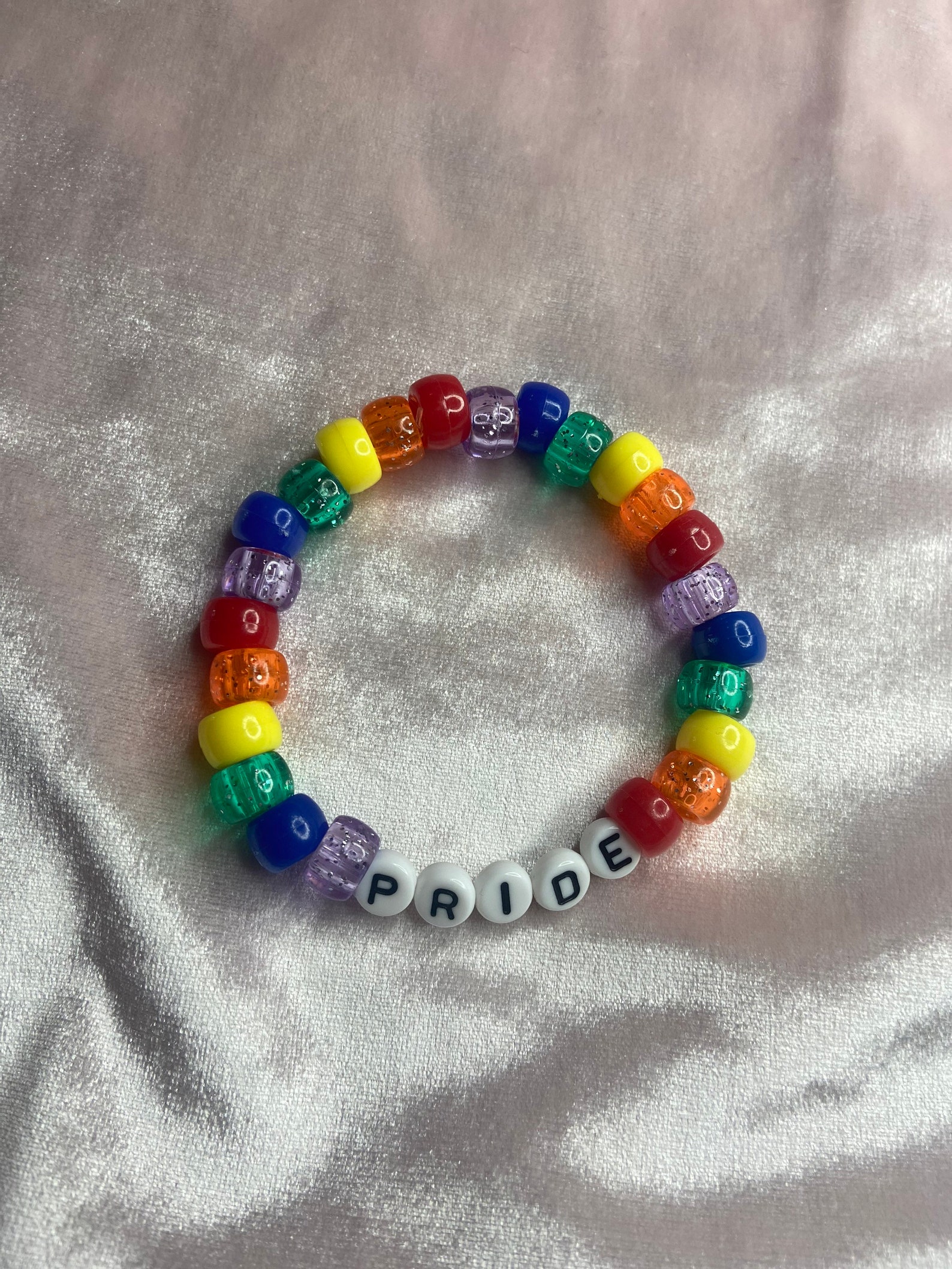 Lgbtqa Pride Kandi Bracelet Lesbian Mlm Gay Pride Etsy