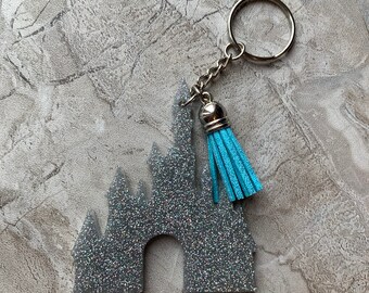 Castle Keychain - Etsy