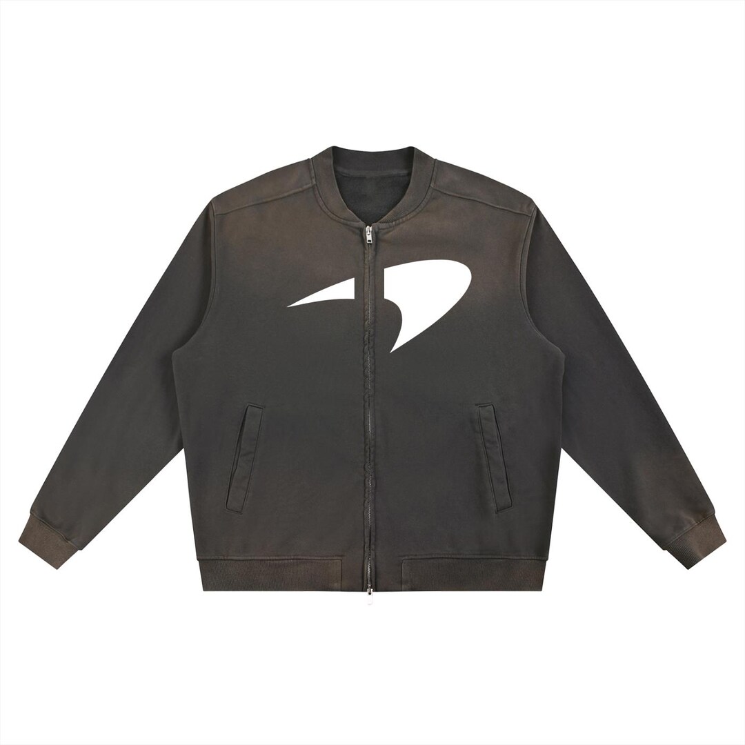 Mclaren Large Swoosh Sun Fade Heavyweight Baseball Jacket - Etsy