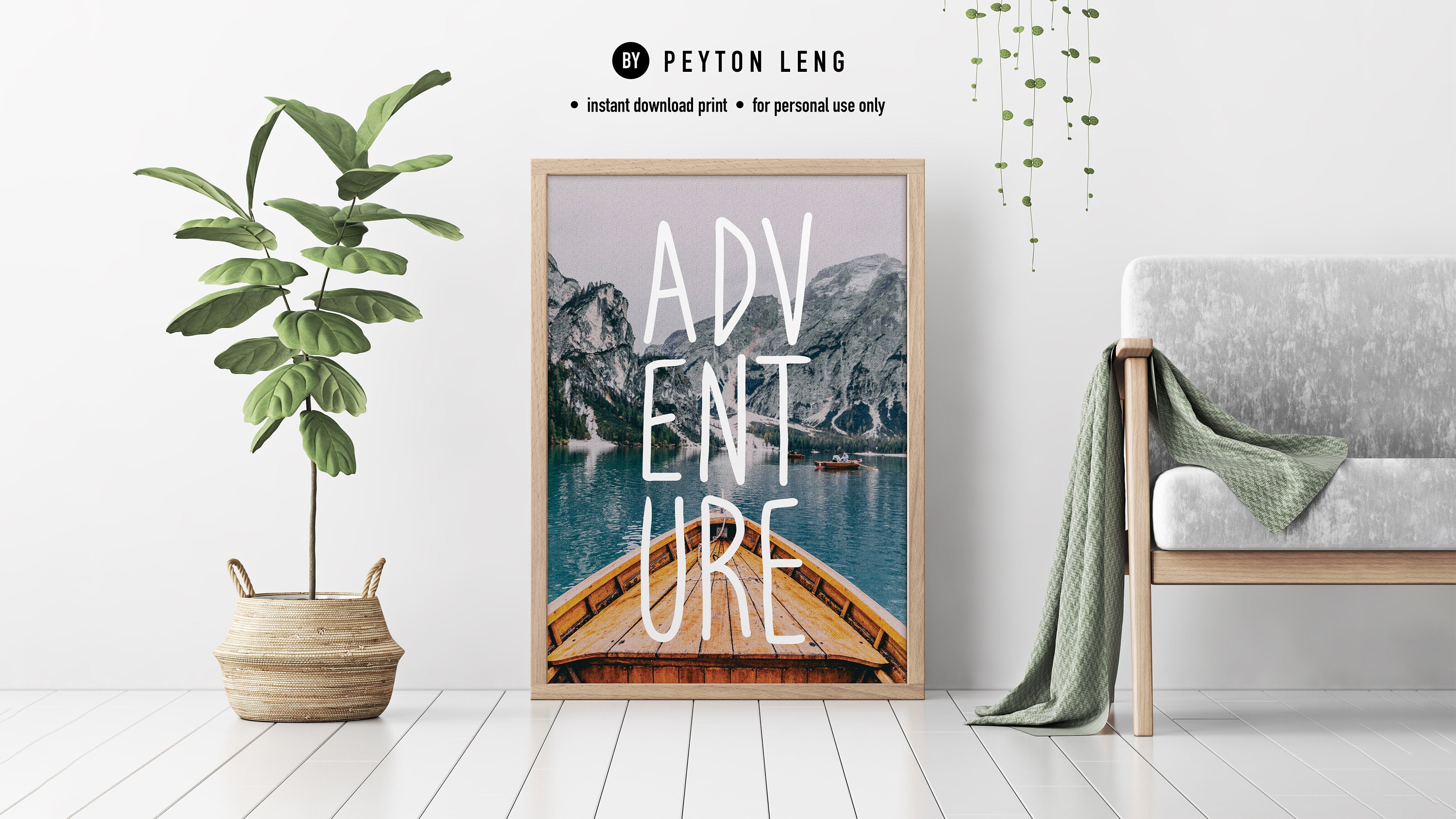 Adventure Wall Art, Printable Poster, Living Room Prints, Adventure ...