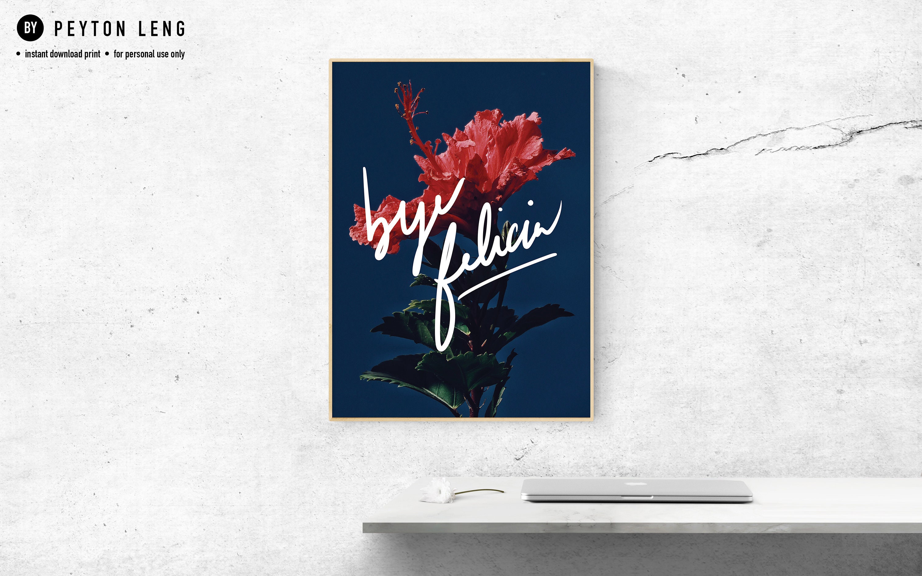 Bye Felicia Print, Printable Art, Office Decor, Office Wall Art, Funny ...