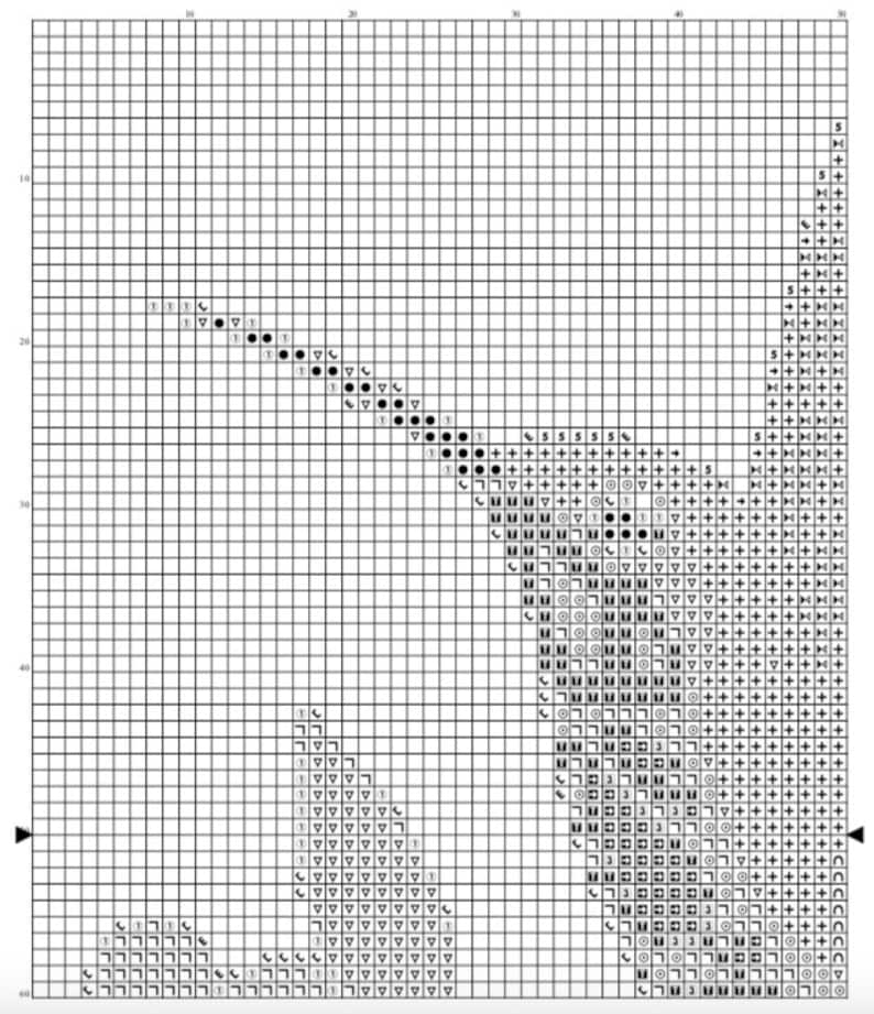 Green Hummingbird Modern Cross Stitch Pattern- Instant PDF Download ...