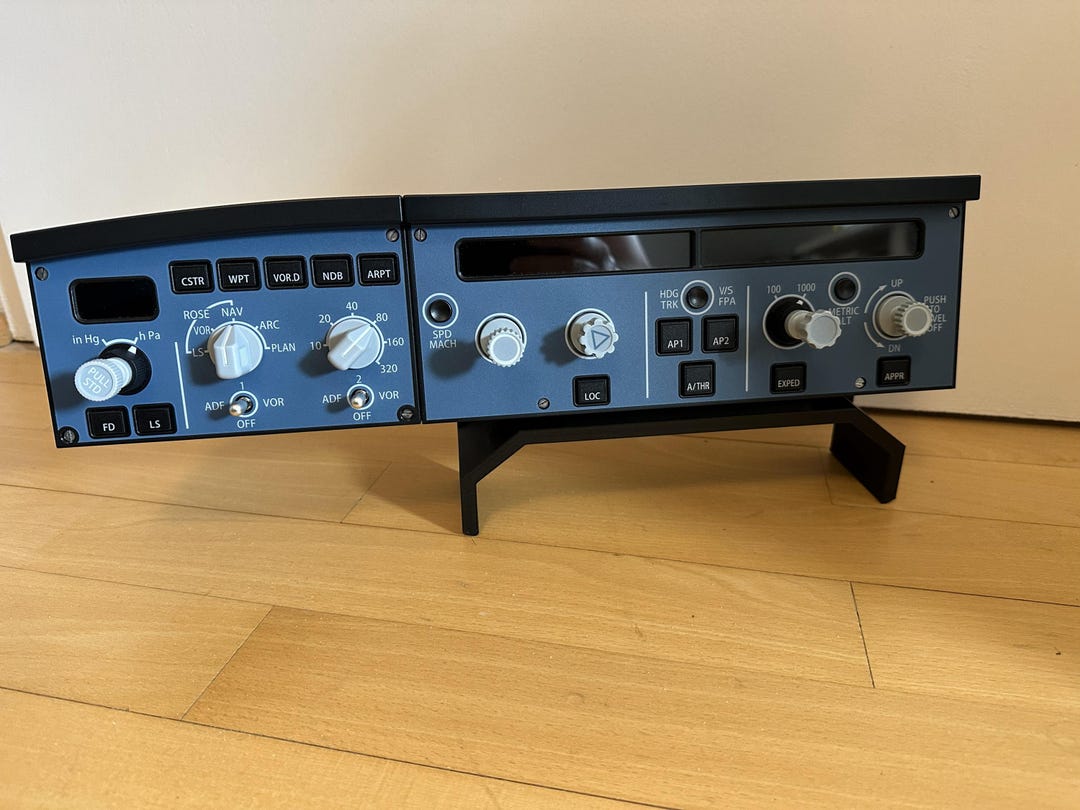 Winwing Winctrl Airbus FCU Panel to Moza Yoke AY210 Mount Mounting ...