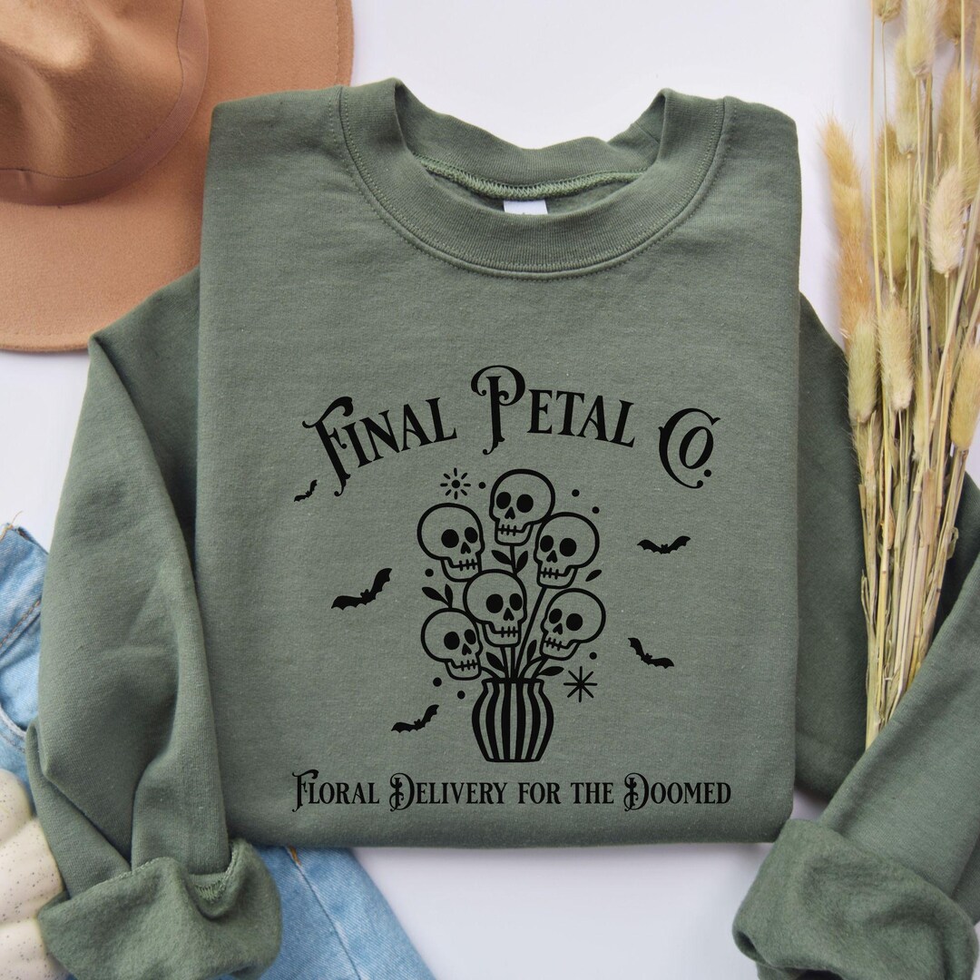 Alternative Funeralcore Aesthetic | Gothic Floral Delivery Sweatshirt ...