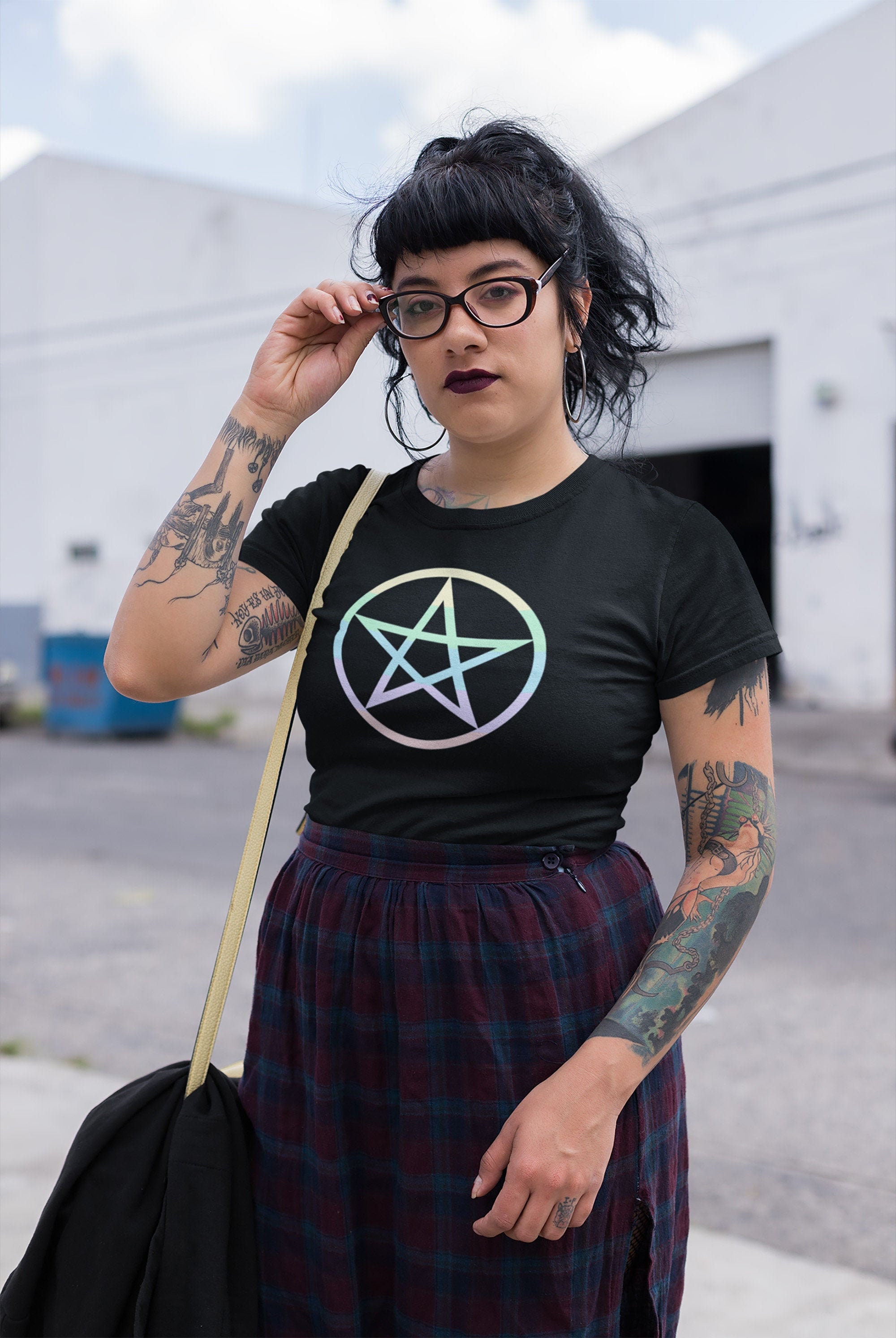 Kawaii Pastel Goth Cute Pentagram Shirt Pastel Goth Clothing - Etsy