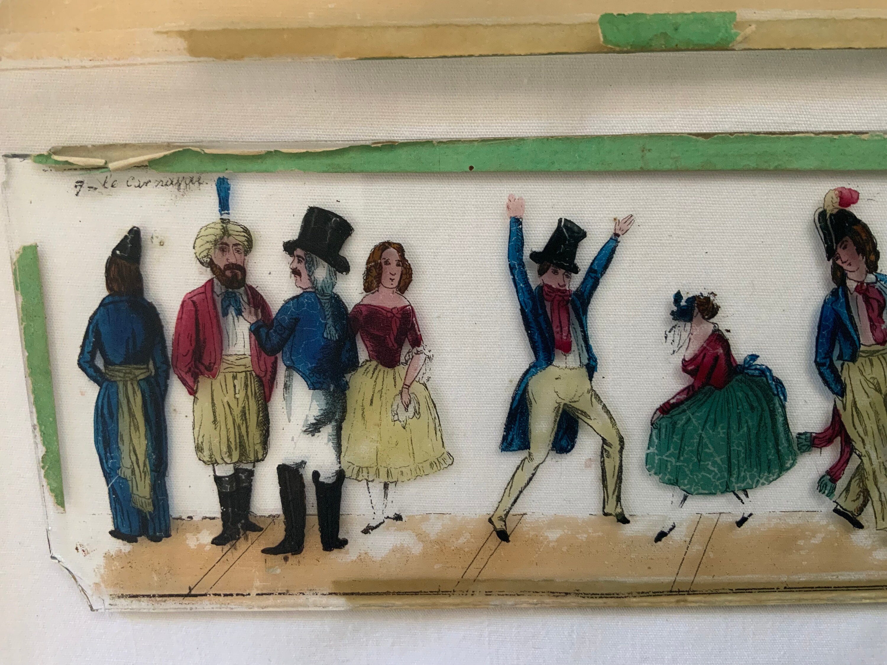 Six Colourful, Antique French Magic Lantern Slides - Etsy