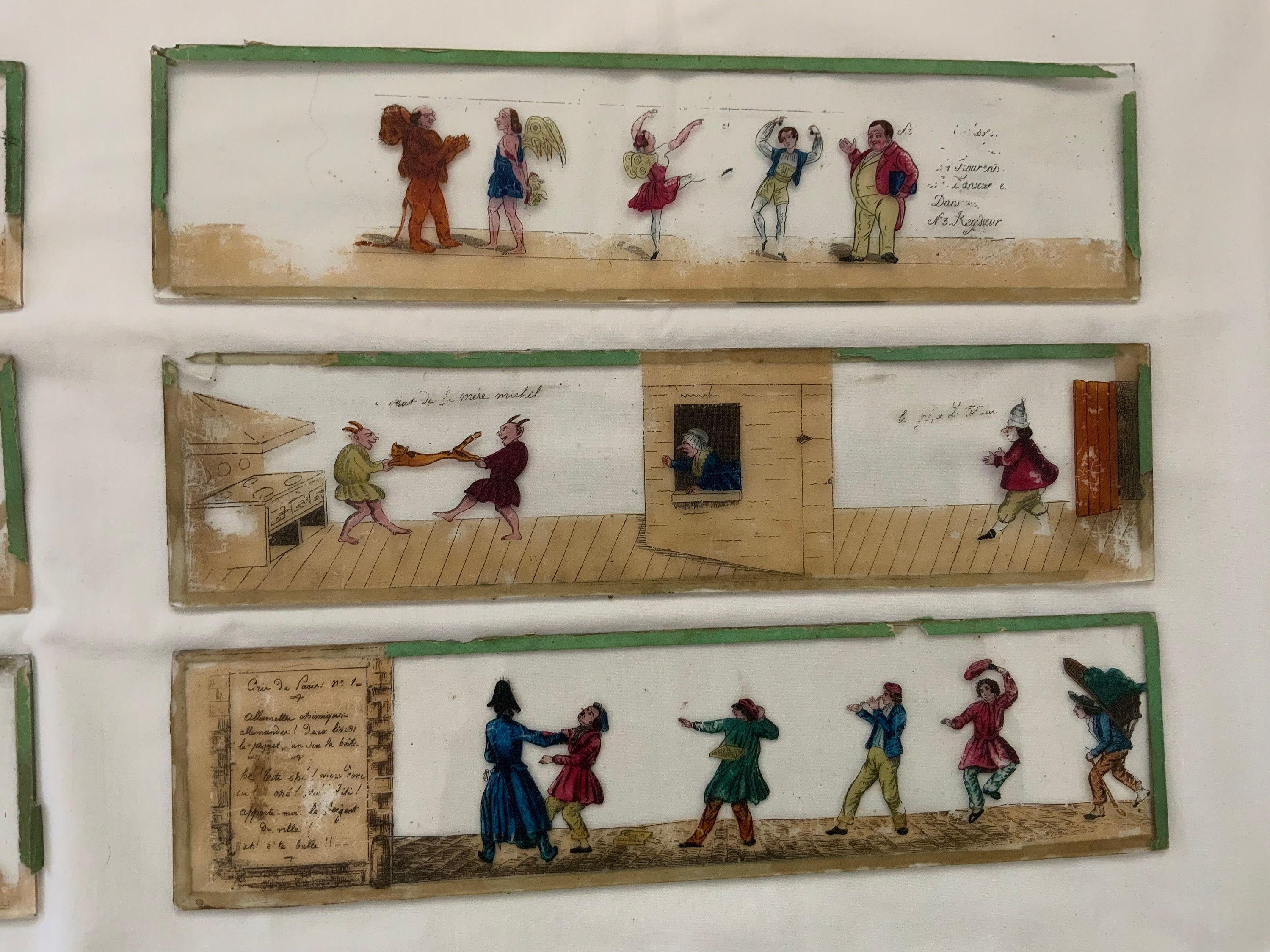 Six Colourful, Antique French Magic Lantern Slides - Etsy