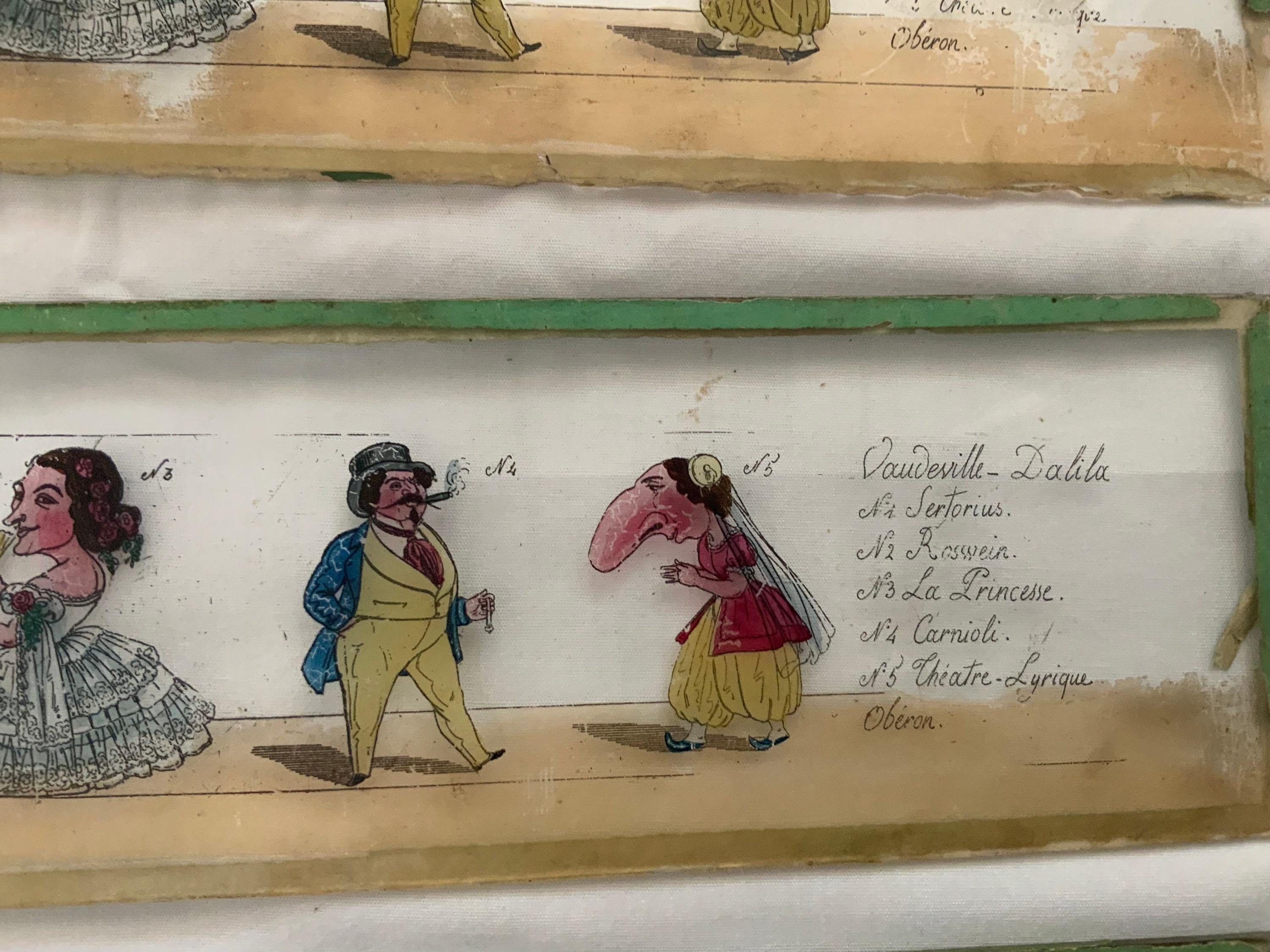 Six Colourful Antique French Magic Lantern Slides - Etsy