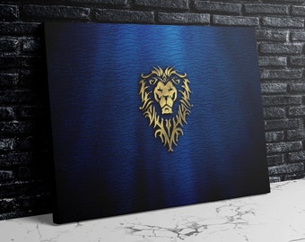World of Warcraft Alliance Poster - Etsy
