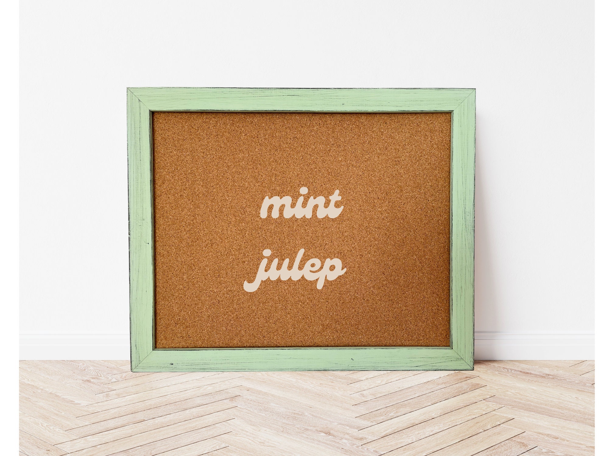 French TEAL Farmhouse Bulletin Board Framed - Rustic Solid Wood & Cork ...