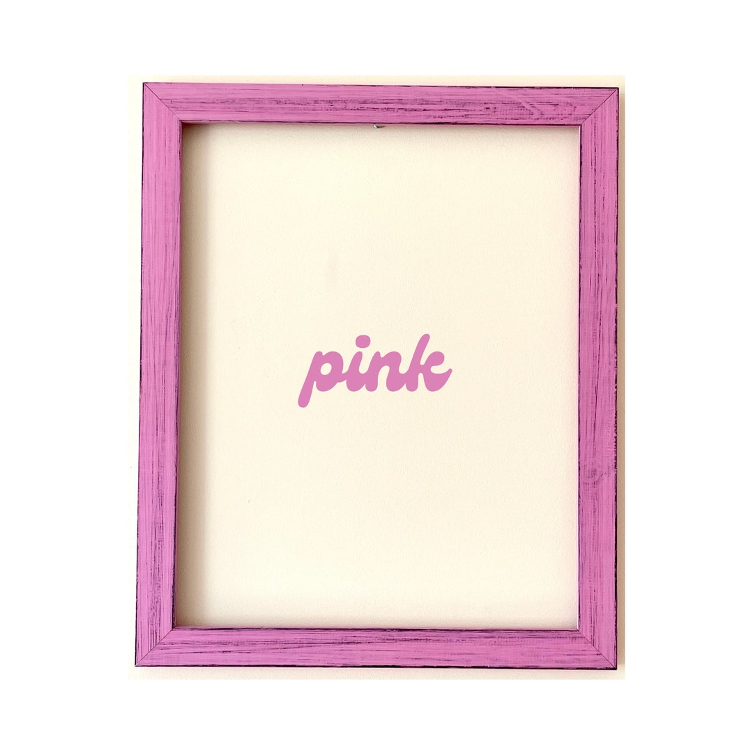 Picture Frame Solid Wood Rustic Finish Custom Sizes - Etsy