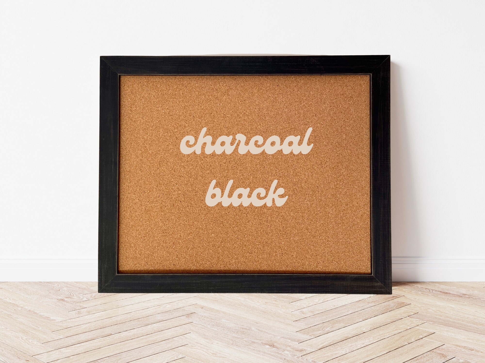 Farmhouse Bulletin Board Framed - Rustic Solid Wood & Cork, Multiple ...