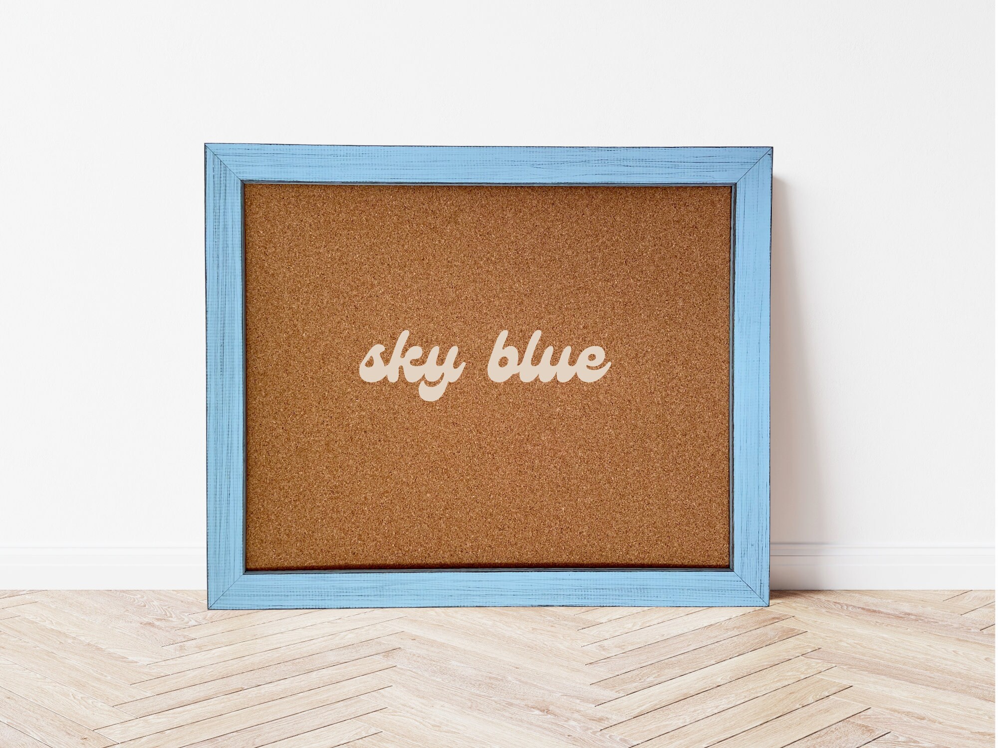 Farmhouse Bulletin Board Framed Rustic Solid Wood & Cork - Etsy