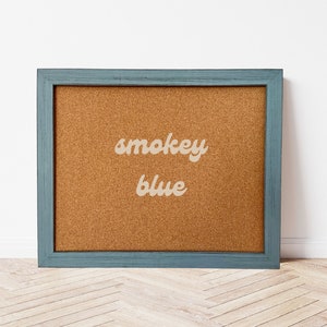 Farmhouse Bulletin Board Framed - Rustic Solid Wood & Cork, Multiple ...