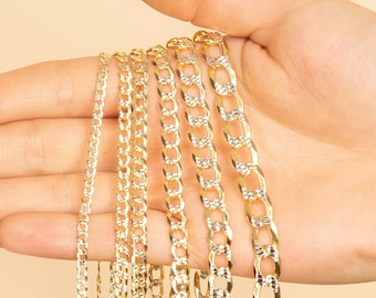 Two Tone Chain Necklace - Etsy