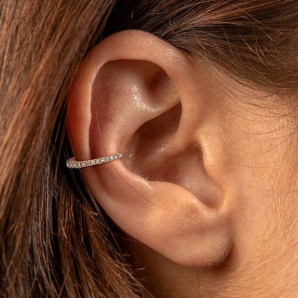 Diamond Ear Cuff - Etsy