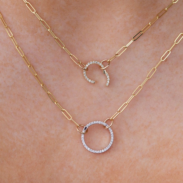 Gold Diamond Clasp - Etsy