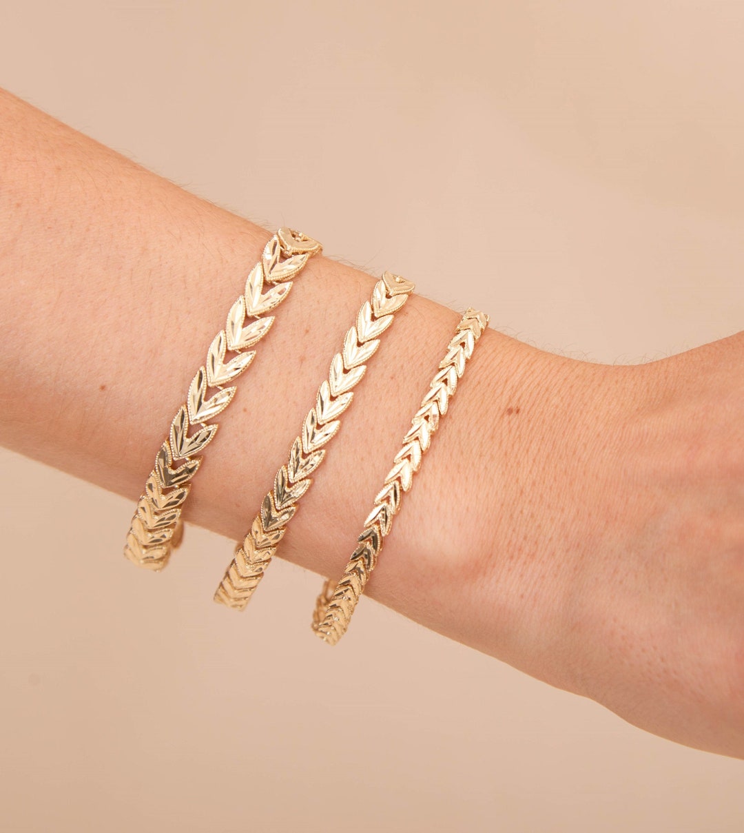 10k Gold Heart Arrow Filigree Bracelet / Solid 10k Yellow Gold - Etsy