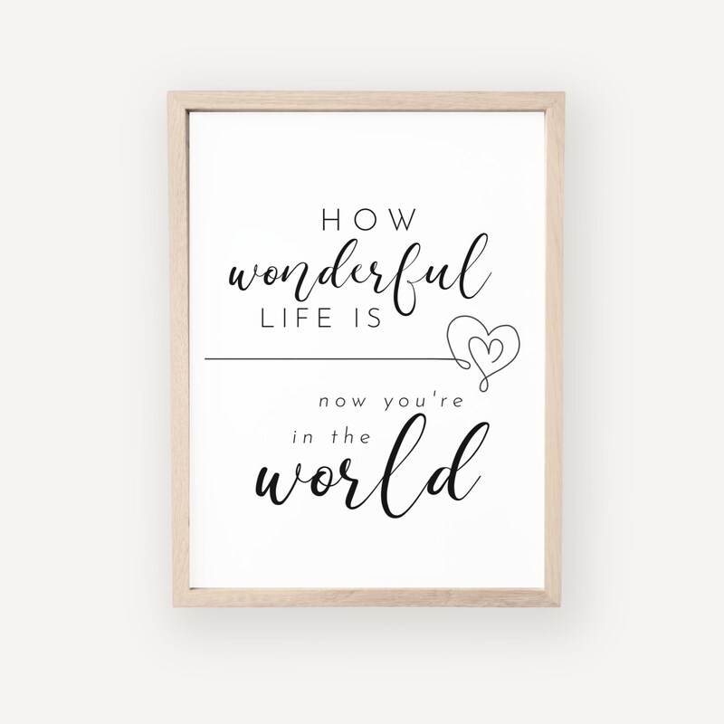 How Wonderful Life - Etsy