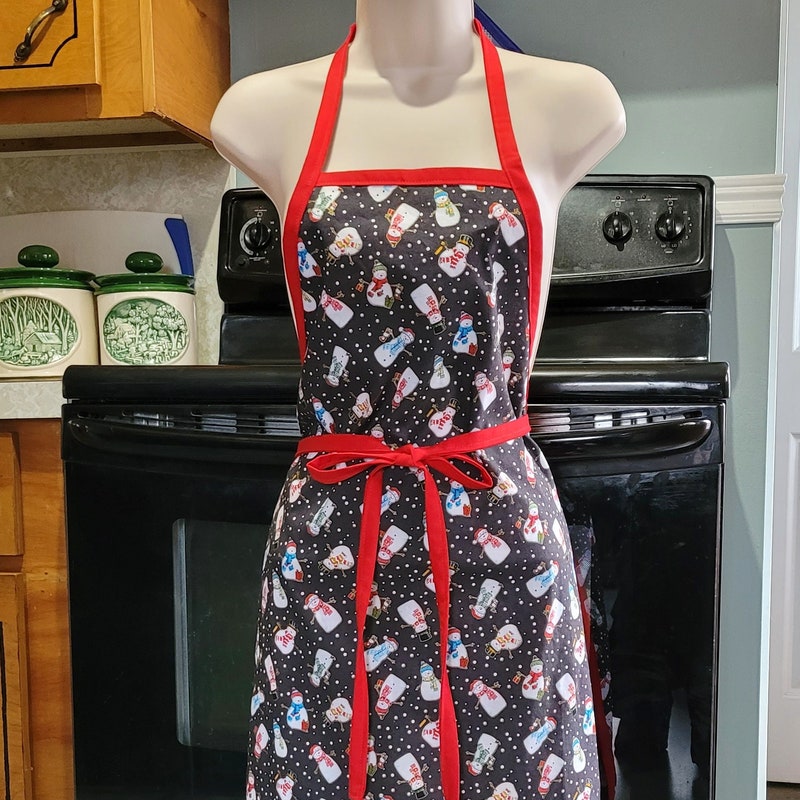 Snowman Apron - Etsy