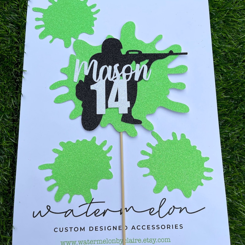 Paintball Cake - Etsy