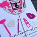 Make up Theme Cake Topper- Personalised - Any Name and Age - With ...
