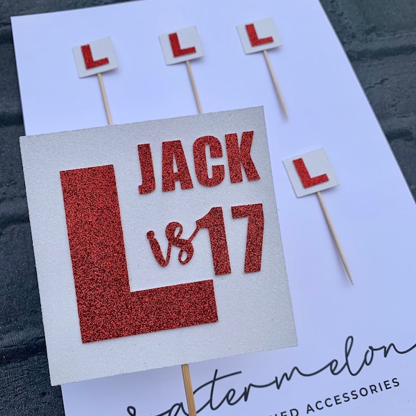 Learner Driver Cake Topper - Etsy UK