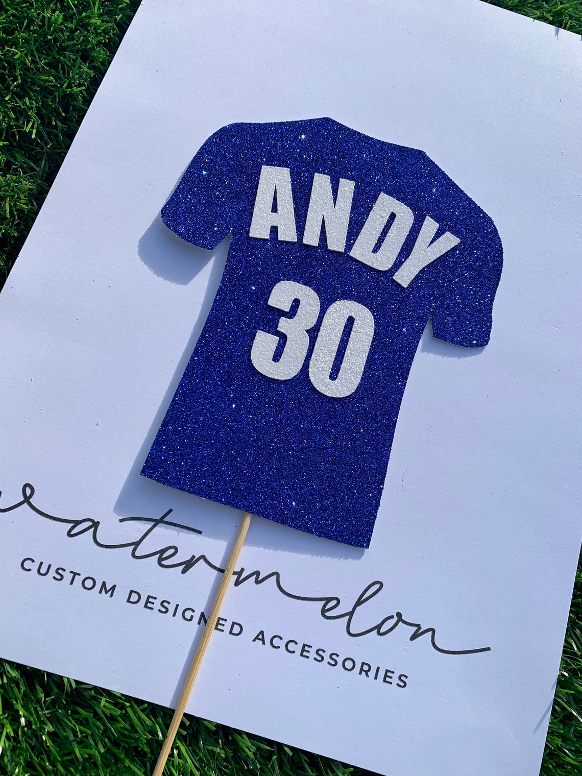 Personalised Football Shirt Cake Topper Blue Chelsea - Etsy UK