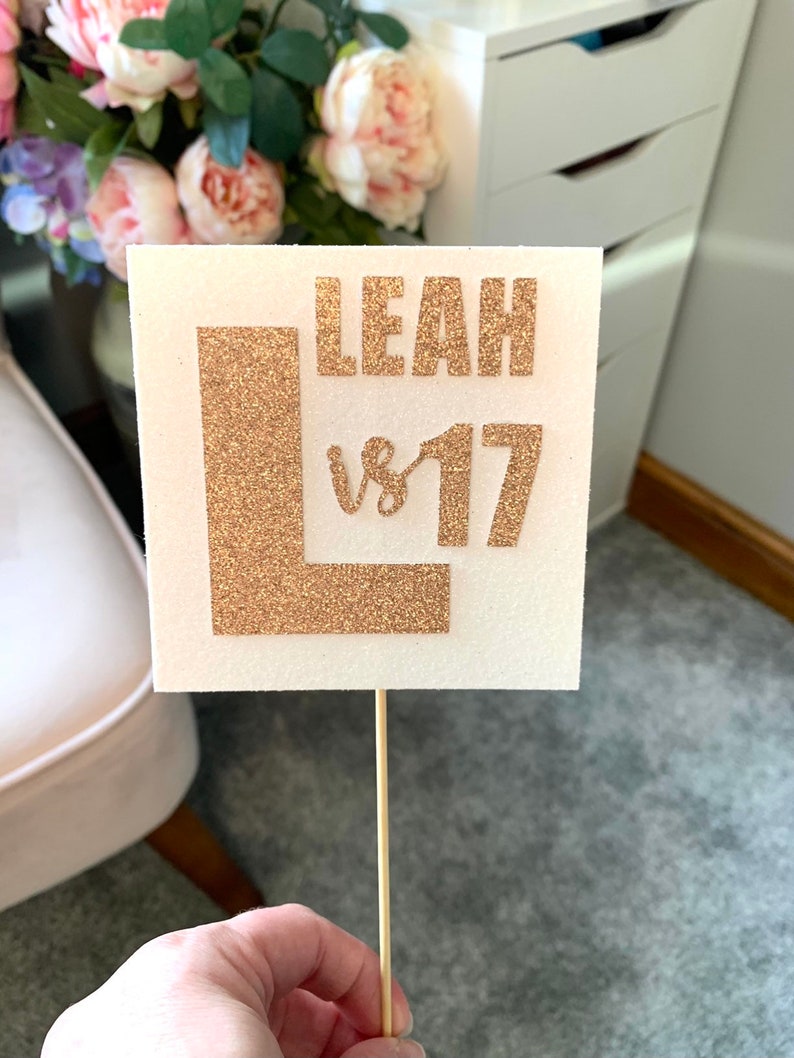 L Plate Cake Topper Learner Driver with cupcake toppers | Etsy