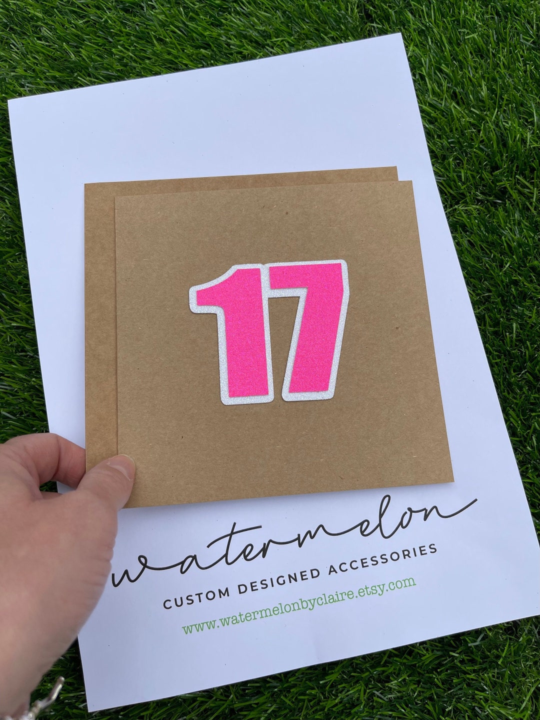 Number Birthday Card - Any Age - Birthday - Anniversary - Etsy