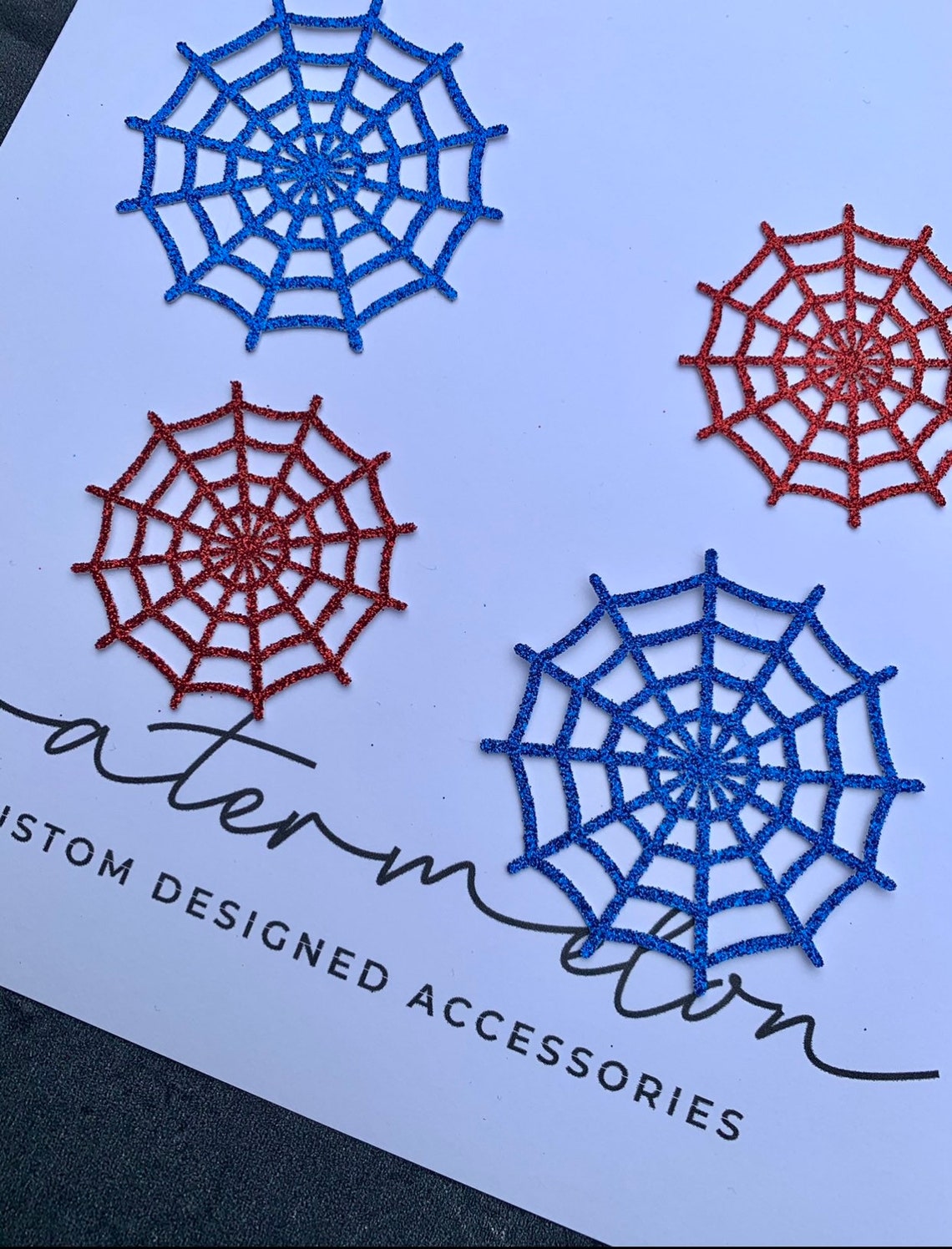 Spiders Web Cupcake Toppers - Set of 6 - Etsy