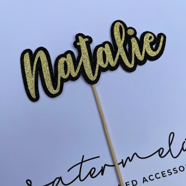 Name Cake Topper - Etsy Canada