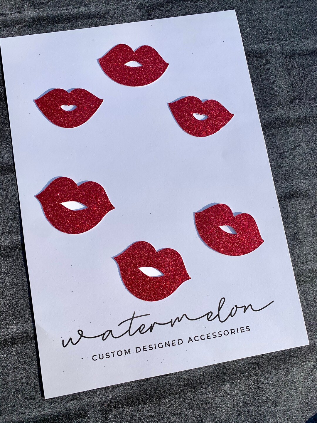 Lips Cupcake Toppers - Etsy