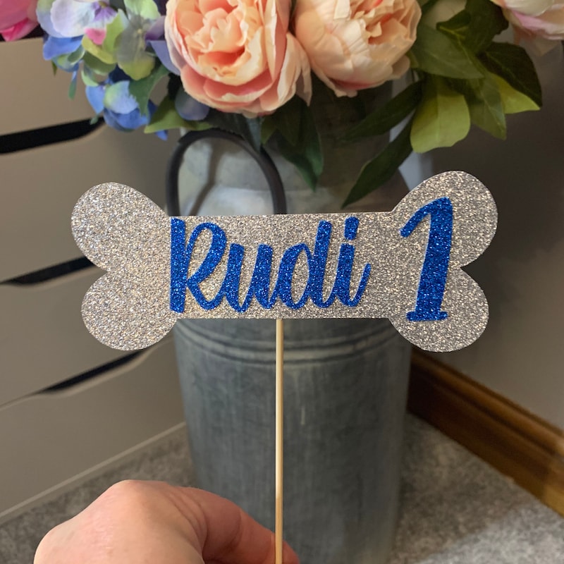 Dog Cake Topper - Etsy UK