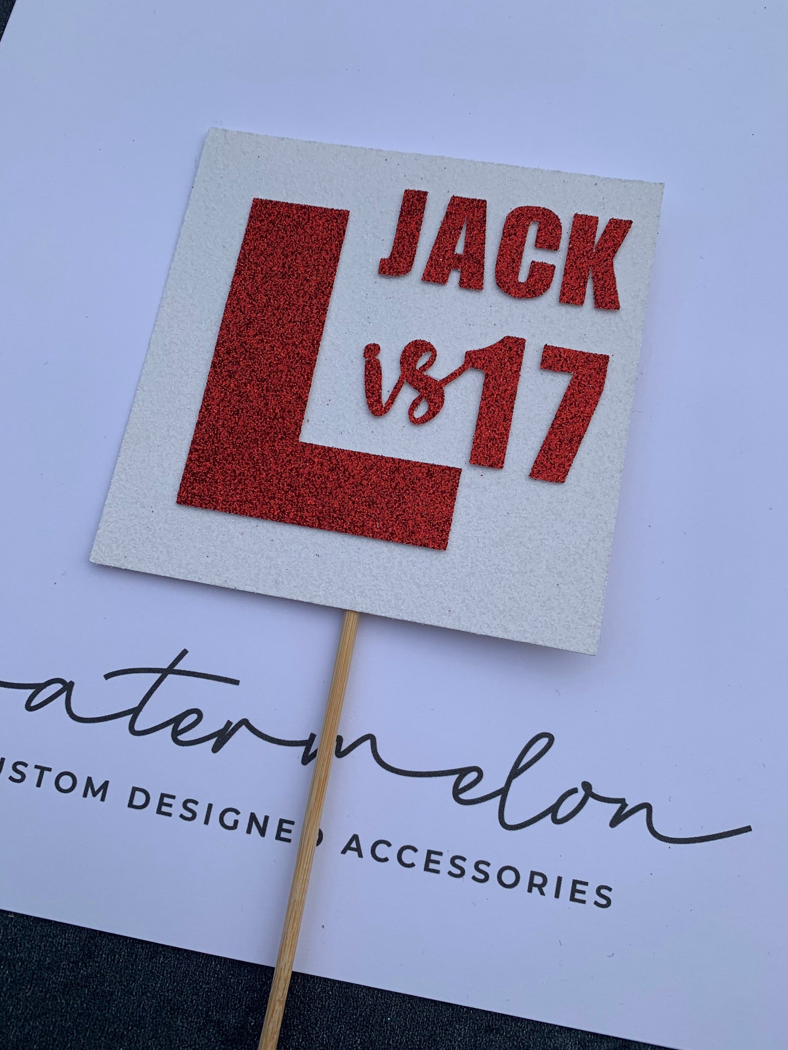 L Plate Cake Topper Learner Driver With Cupcake Toppers - Etsy Ireland