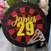Dartboard Cake Topper - Personalised - ANY NAME / AGE - Birthday ...