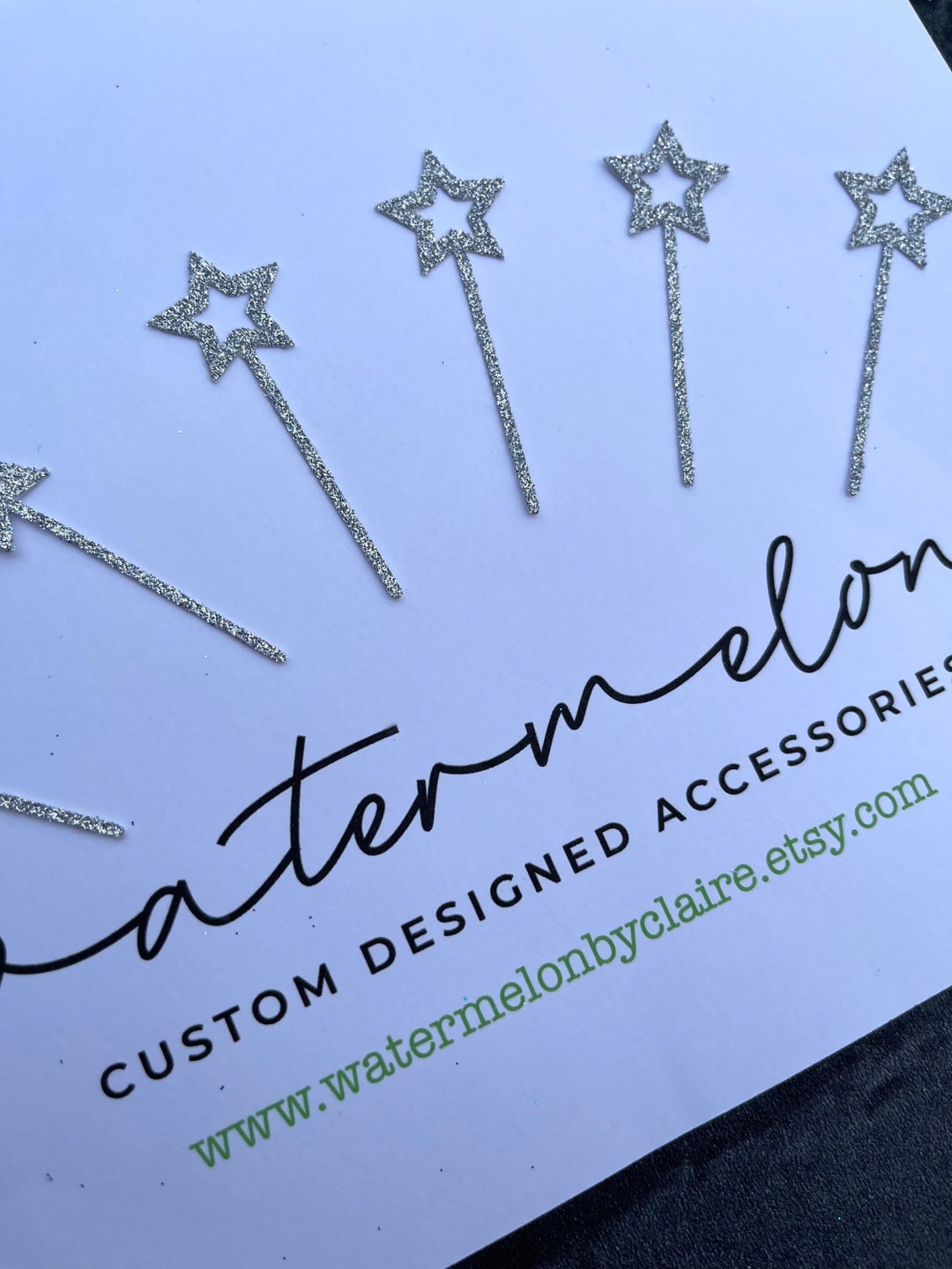 Magic Wand Cupcake Toppers Pack of 6 - Etsy