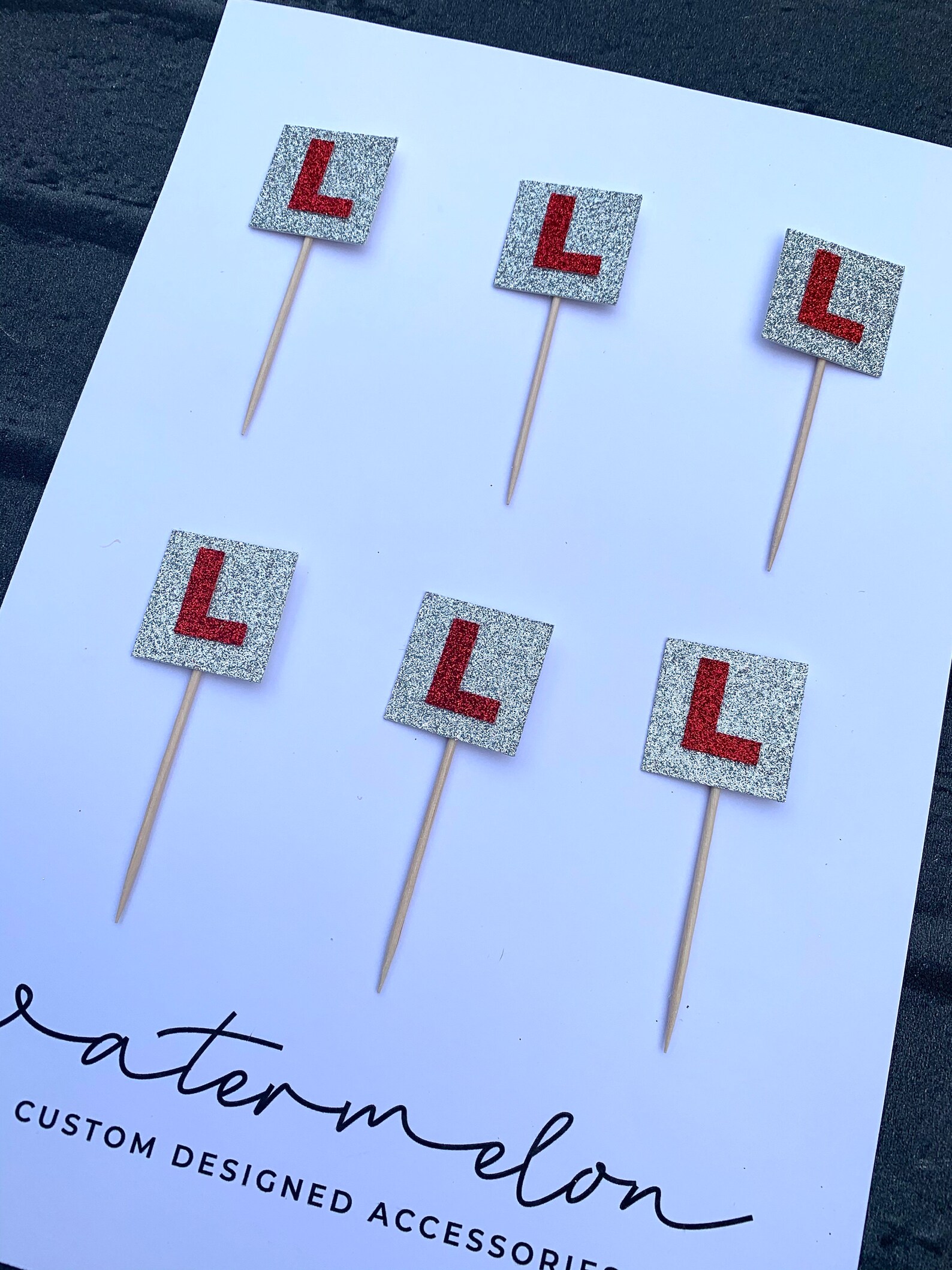 L Plate Learner Driver Hen Party Glitter 'L' PLATE - Etsy UK