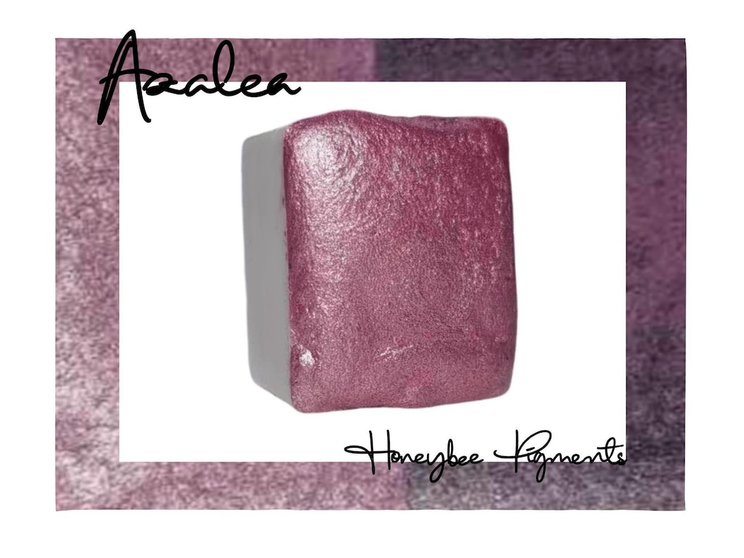 Azalea | Pink Shimmer Watercolour Paint | Honeybee Pigments ...