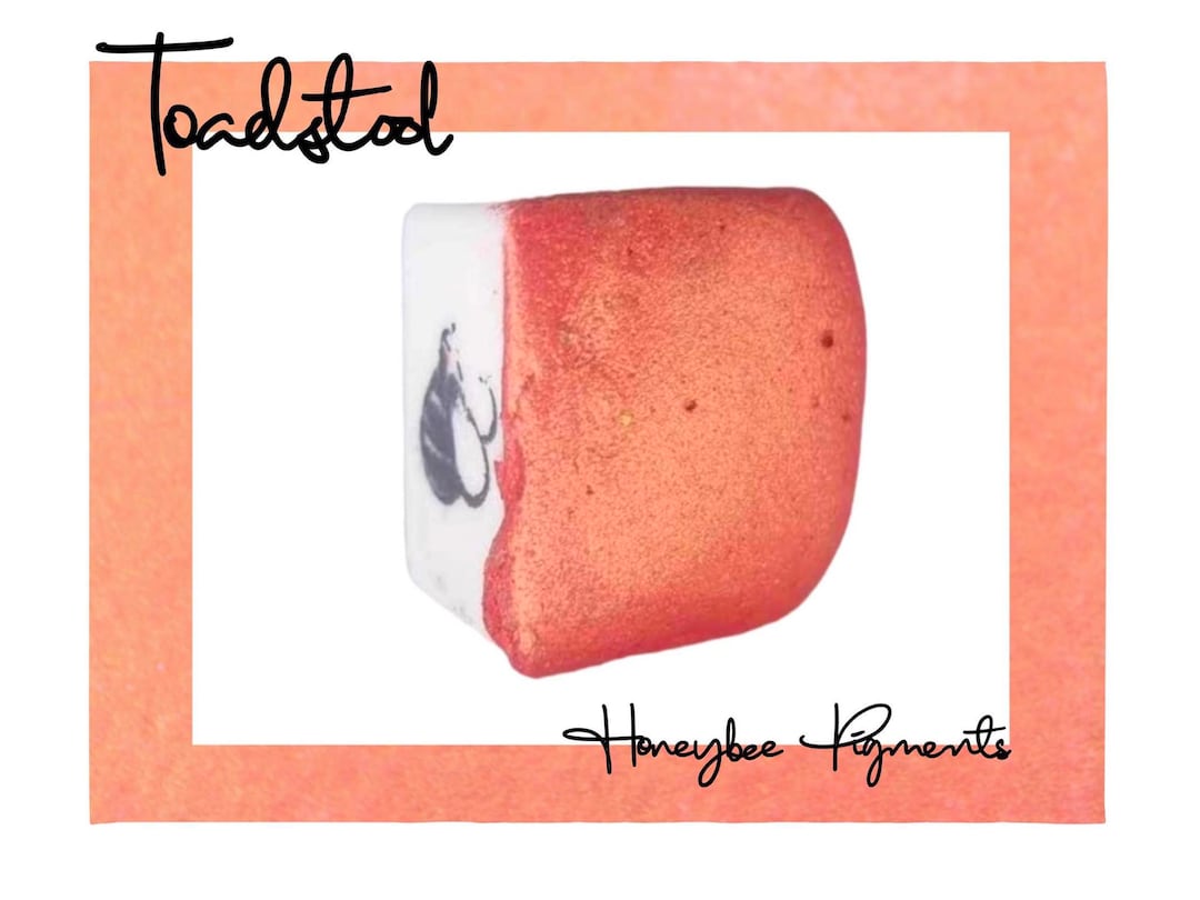 Toadstool | Red Shimmer Watercolour Paint | Honeybee Pigments ...