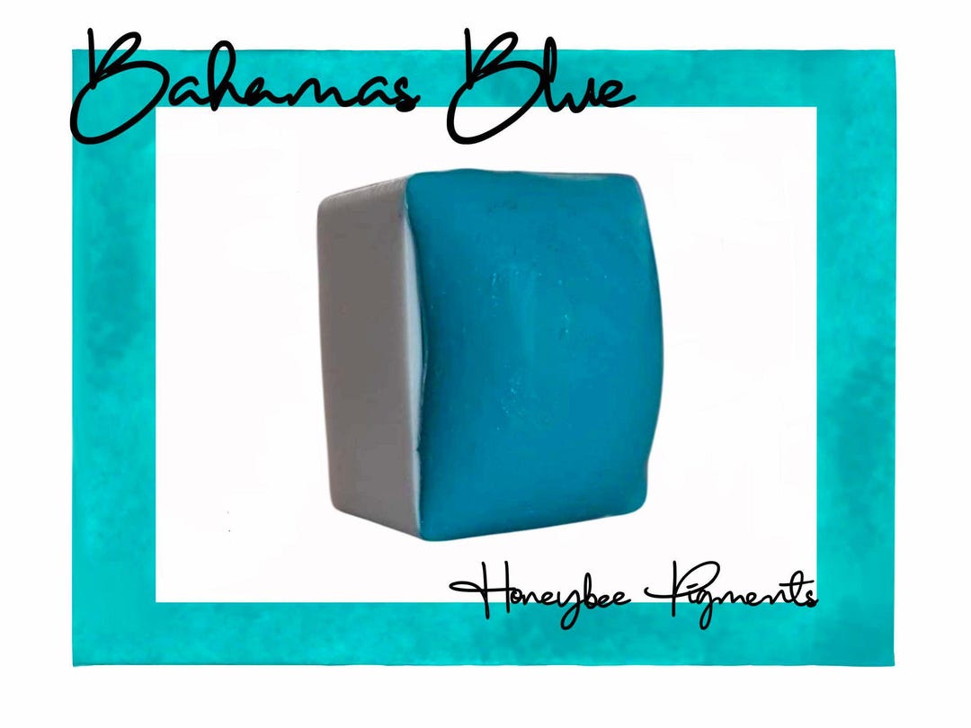 Handmade Matte Turquoise Blue Watercolour Paint | Bahamas Blue ...