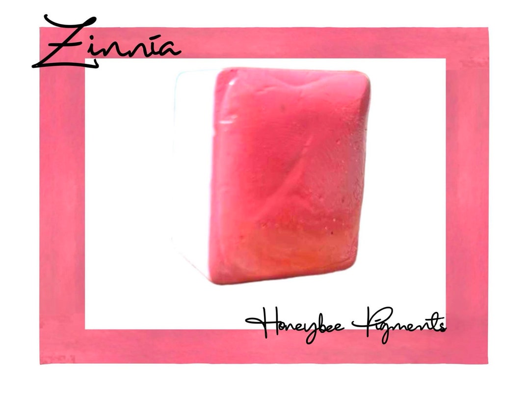 Zinnia| Handmade Matte Chinese Vermillion Pink PR3 Watercolour Paint ...